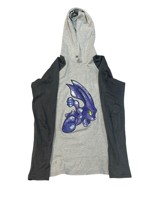 Beauty:Beast AW98 Dark Knight Hyper Overdrive Raglan Hoodie – The ...